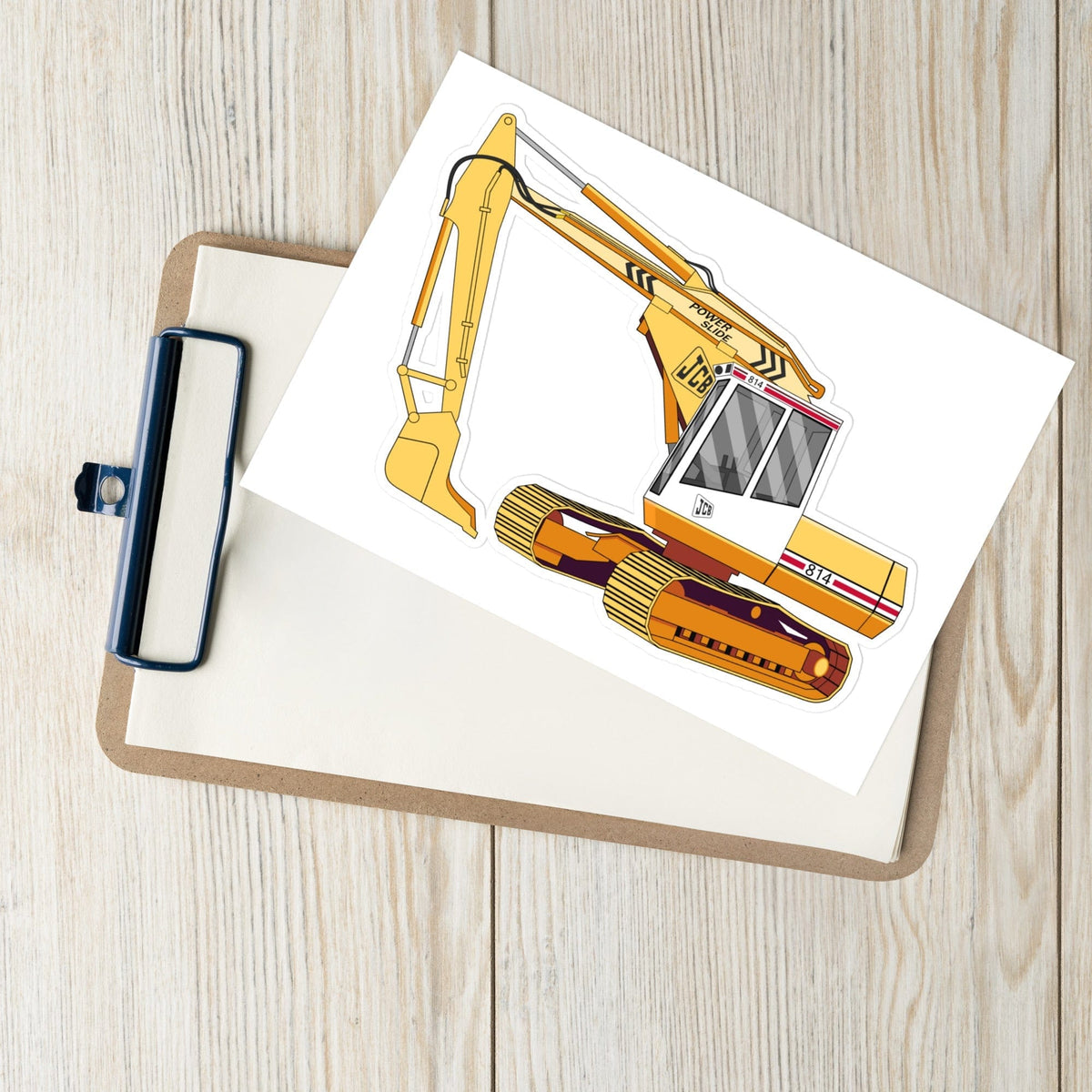 JCB 814 Super | Sticker sheet – The Tractor Mugs Store