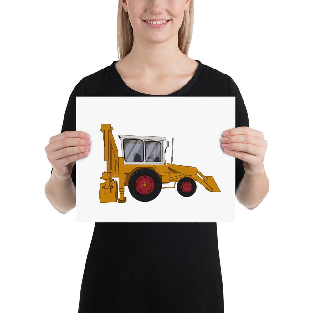 JCB 3C (1975) Poster – The Tractors Mugs Store