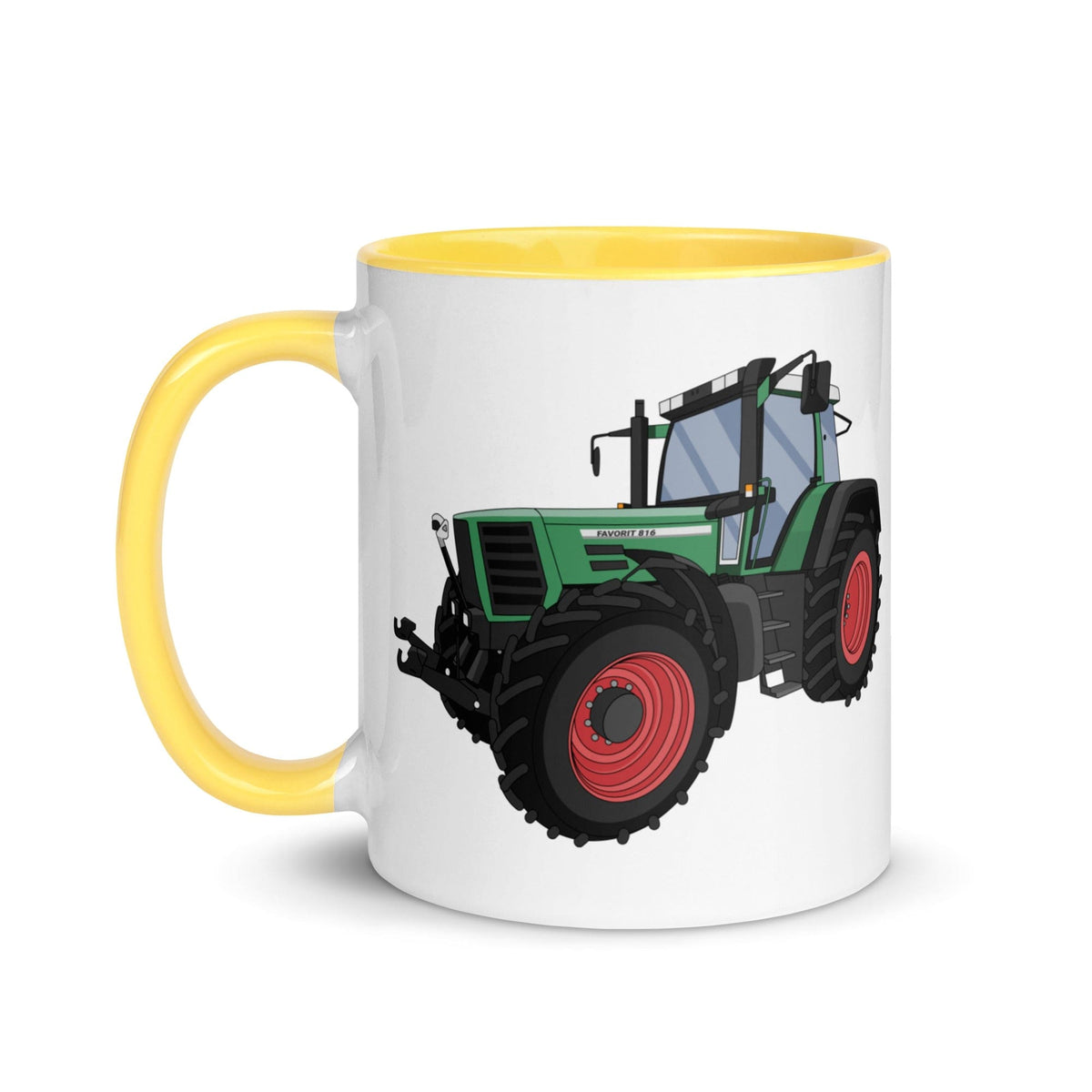 Fendt Favorit 816 | Mug with Color Inside – The Tractors Mugs Store